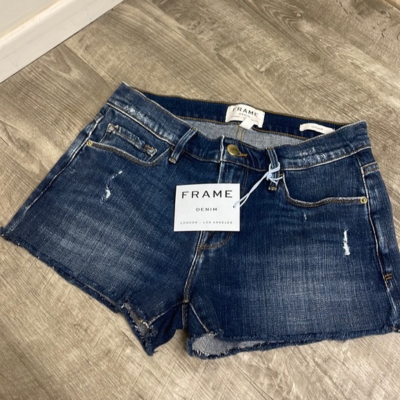 Frame Denim | Shorts | Frame Denim Le Cutoff Jeans Shorts Raw Edging ...